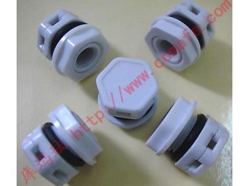 Battery explosion proof lock valve hot press