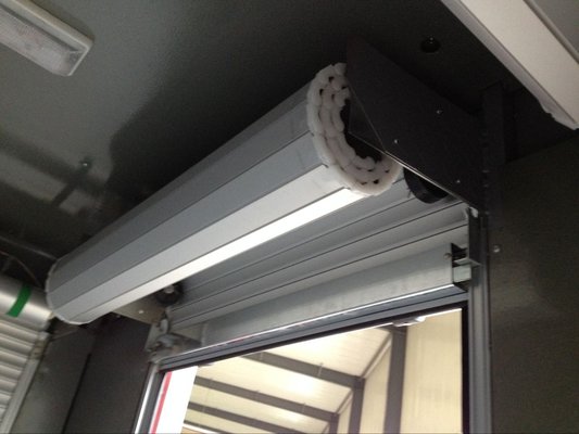 Aluminum Wind Resistant Bullet Proof Vertical Rolling Shutter Garage Door