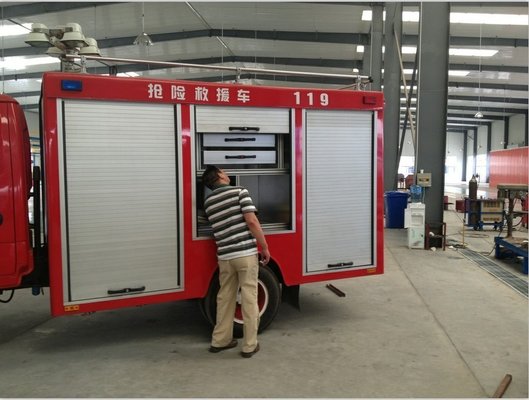Aluminum Automatic Fire Protection Roller Shutter/Rolling up Door for Emergency Trucks