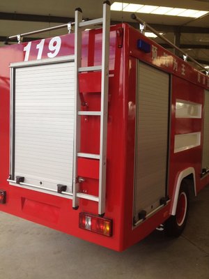 Aluminum Alloy Roller Shutter Door for Emergency Fire Truck
