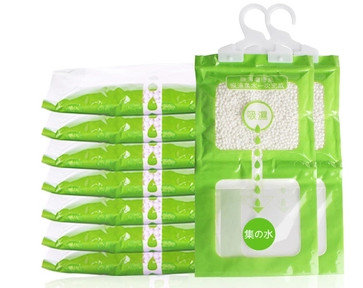 210g/230g/250g/300g 2017 Hot Sale Portable Mini Non-toxic Calcium Chloride Dehumidifier Damp Trap Hanger Dryer