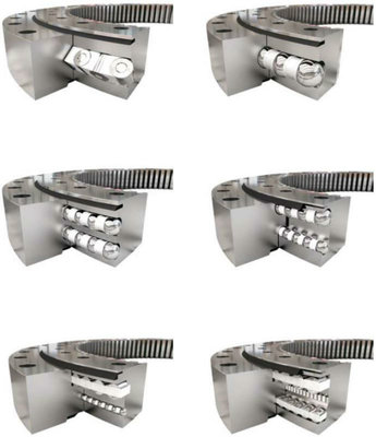 Komatsu swing bearing for PC1600 excavator slewing ring bearing slew ring gear bearing supplier