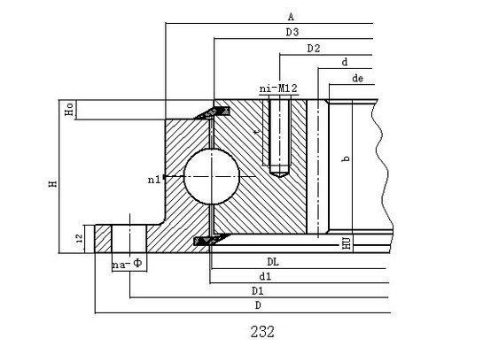 232.20.0944 light type internal gear slewing bearing for packing machine supplier