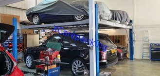 China Simple Hydraulic Car Parking Lift 4 Post Parking Lifter for 4 Cars 4000kg/2000mm supplier