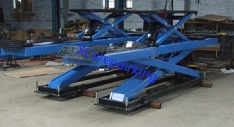 China Hot Sale Scissor Car Lifts for Wheel Alignment Hydraulic Scissor Alignment Lift 3500kg/2150mm supplier