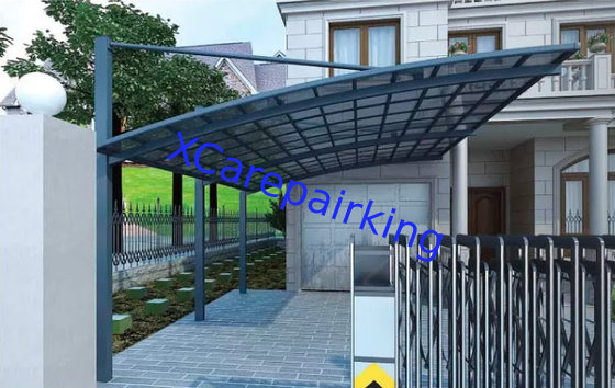 Household Carport Aluminum Alloy Suspended Style Garage Car Parking Shed supplier
