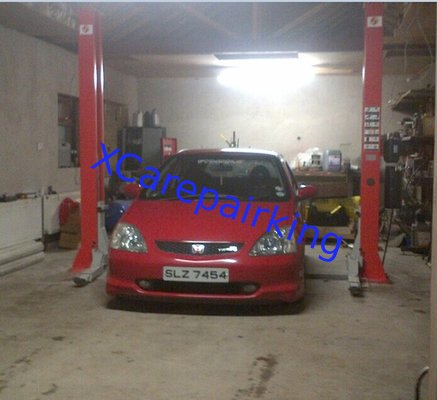 High Quality Car Lifts Cheap Price Floor Plate 2 Post Car Lift 4T with Manual Lock Release supplier
