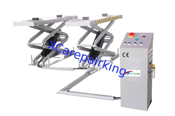 In Floor Scissor Car Lifts 3200kg/1800mm Tubular Arm Design Scissor Car Lift In Ground Installation supplier
