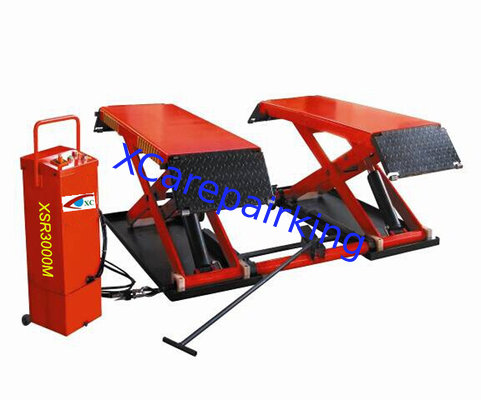 High Quality Hydraulic Movable Scissor Car Lifts Low Rise Mobile Scissor Car Lift 3000kg/1000mm supplier
