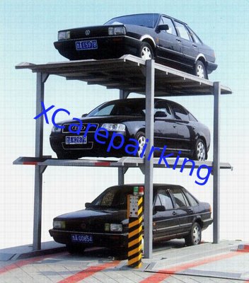 Hot Selling 3 Levels Underground Hydraulic Auto Parking Lift High Quality Pit Type Simple Car Parking Lift supplier