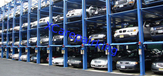 Simple Hydraulic Car Stack Parking Lift 4 Floors Storage Car Parking System for parking 12 cars supplier