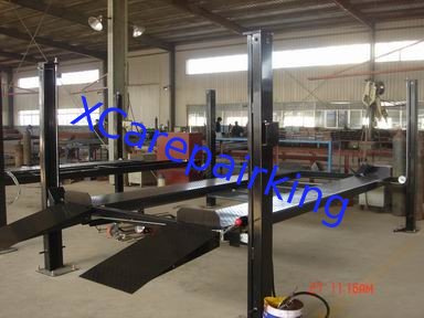 Factory Price Simple Car parking Lift Four Post Hydraulic Parking Lifter 3500kg/2000mm supplier