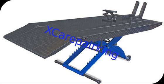 top selling pneumatic lock release hydraulic motorcycle lift 600kg/800mm supplier