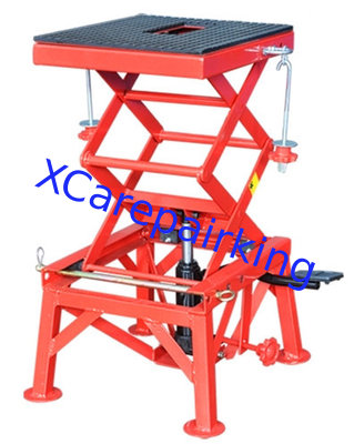Car Repair Tools Mini Type Hydraulic Motorcycle Scissor Lift Platform 300 lbs High Quality Motorcycle Lift Table supplier