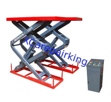 In Floor Scissor Car Lifts 3200kg/1800mm Tubular Arm Design Scissor Car Lift In Ground Installation supplier