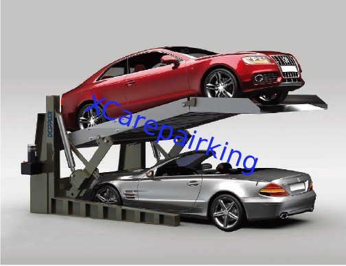 Simple Car Parking Lift 2000KG Electric Hydraulic Luffing Car Parking Lift Easy Car Stacker supplier