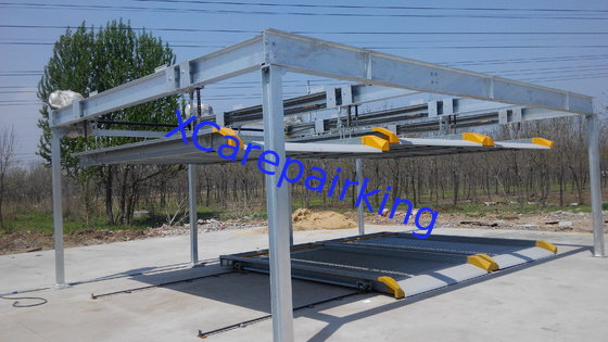 Puzzle Car Parking System 2 Levels Vertical Horizontal Auto Parking System supplier
