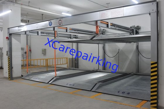 Puzzle Car Parking System 2 Levels Vertical Horizontal Auto Parking System supplier