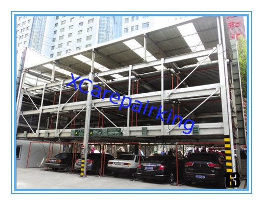 Intelligent Puzzle Car Parking System 4 Decks Lift-sliding Automatic Vehicle Parking System supplier