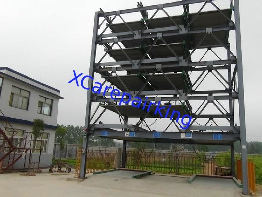 6 Floors Puzzle Car Parking System Six Storeys Lift-Sliding Auto Parking Equipment from China supplier