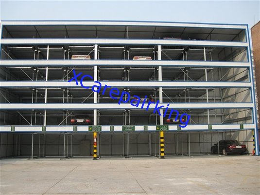 6 Floors Puzzle Car Parking System Six Storeys Lift-Sliding Auto Parking Equipment from China supplier