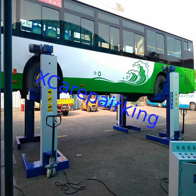 Large-scale Lifts Movable Column Lift Electric Mechanical Screw Type Bus Lifter 30ton/1500mm supplier
