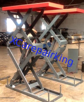 In Floor Scissor Car Lifts 3200kg/1800mm Tubular Arm Design Scissor Car Lift In Ground Installation supplier