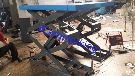 In Floor Scissor Car Lifts 3200kg/1800mm Tubular Arm Design Scissor Car Lift In Ground Installation supplier