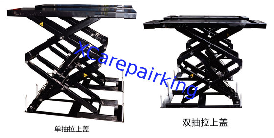 In Floor Scissor Car Lifts 3200kg/1800mm Tubular Arm Design Scissor Car Lift In Ground Installation supplier