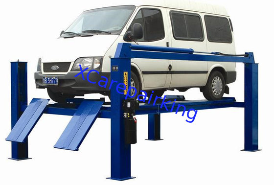 Hydraulic Drive Four Post Large-scale Lift 8 tons for Large Vehicles Lifting Use supplier