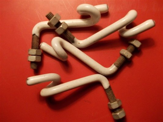 Enamel shrimp screw textile yarn guide