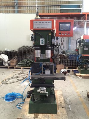 Xiangde automatic double-axis drilling and tapping machine, mechanical hardware, plumbing valve, water meter equipment