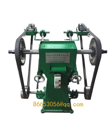 Industry metal parts tubes pipe faucet valves grinding sand belt polishing machine