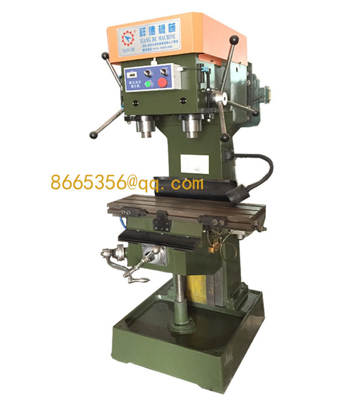Xiangde Vertical Double Shaft Drilling and Tapping Machine ,mechanical hardware, plumbing valve, water meter equipment