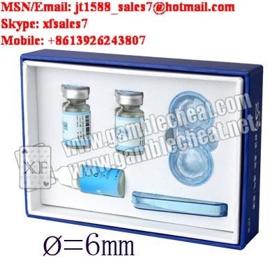 XF 6mm Small Size Contact Lens For Marked Cards UV Invisible Ink