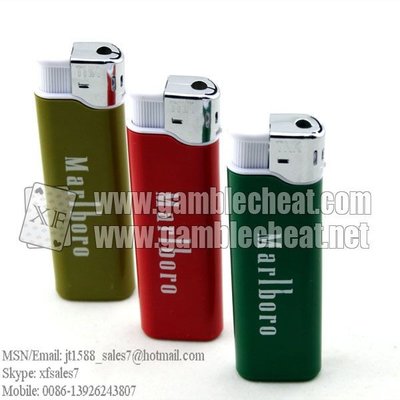 XF Magic Gambling Marlboro Plastic Lighter IR Camera To Scan Edge Markings Playing Cards