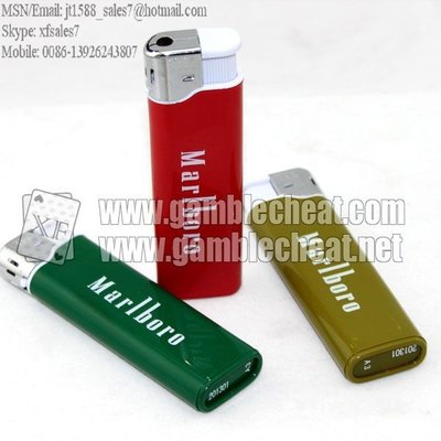 XF Magic Gambling Marlboro Plastic Lighter IR Camera To Scan Edge Markings Playing Cards
