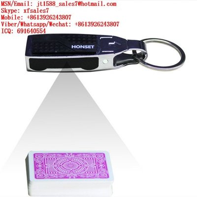 XF Invisible Infrared Ink Bar-Codes Playing Cards To Be Scanned By Key Ring Camera And Analyzed By Poker Analyzers