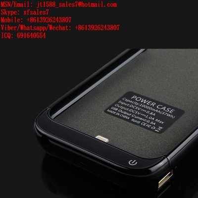 XF Black Plastic iPhone Battery Charger Case Camera For Scanning Four Sides Of Playing Cards’ Invisible Bar-Codes