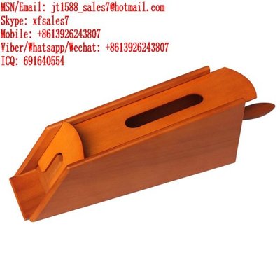XF Brown Wooden Baccarat And Blackjack Dealing Shoe With Infrared Camera To Scan Invisible