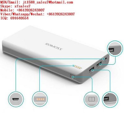 XF ROMOSS White Plastic Power Bank Infrared Camera To Connect With Poker Analyzers