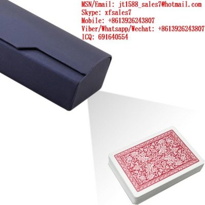 XF Glasses Case With Infrared Camera Poker Scanner To Read Invisible Bar-Codes Cards