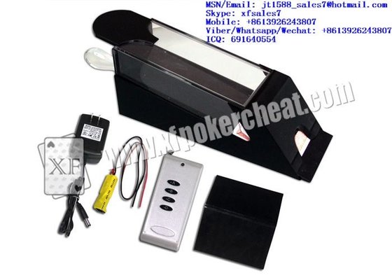 XF Black And Transparent Plastic Baccarat And Blackjack Dealing Shoe