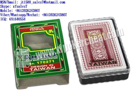 XF Invisible Ink Markings On Rocket No.170271 Plastic Playing Cards For Poker Readers