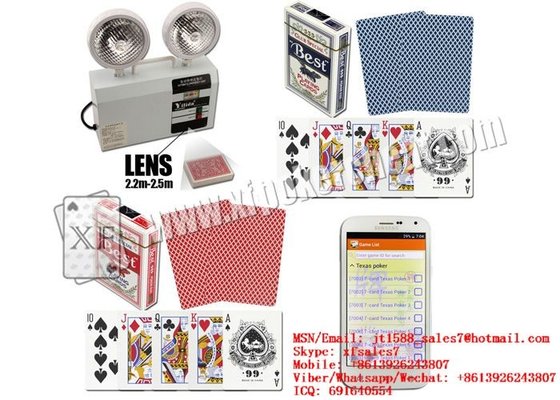 XF Best 555 Paper Playing Cards With Invisible Ink Markings And Bar-Codes For Invisible UV Lenses