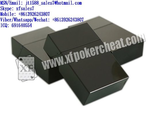 XF Black Plastic Cigarette Box Camera To Scan Invisible Bar-Codes Marked Playing Cards