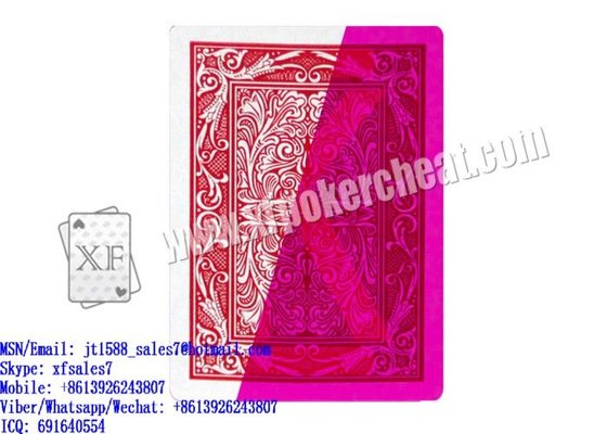 XF MAVERICK Paper Playing Cards Marked With Invisible Bar-Codes For Poker Scanners