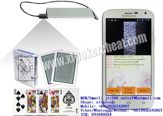XF I-GRADE Plastic Playing Cards With Invisible Ink Markings For Lenses And Poker Scanner