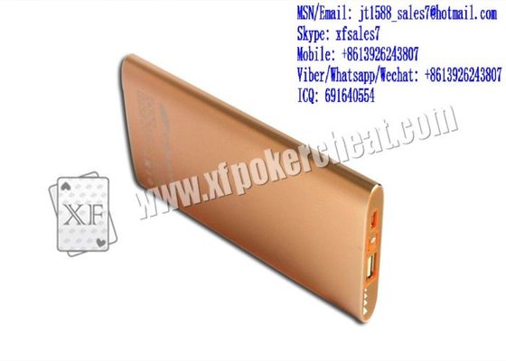 XF New Designation Spy Power Bank Camera To Read Invisible Bar-Codes Marked Playing Cards For Poker Reader Analyzer