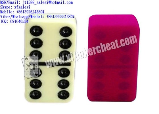 XF Playing Yellow Plastic Dominoes For Invisible Contact Lenses And Backside Cameras